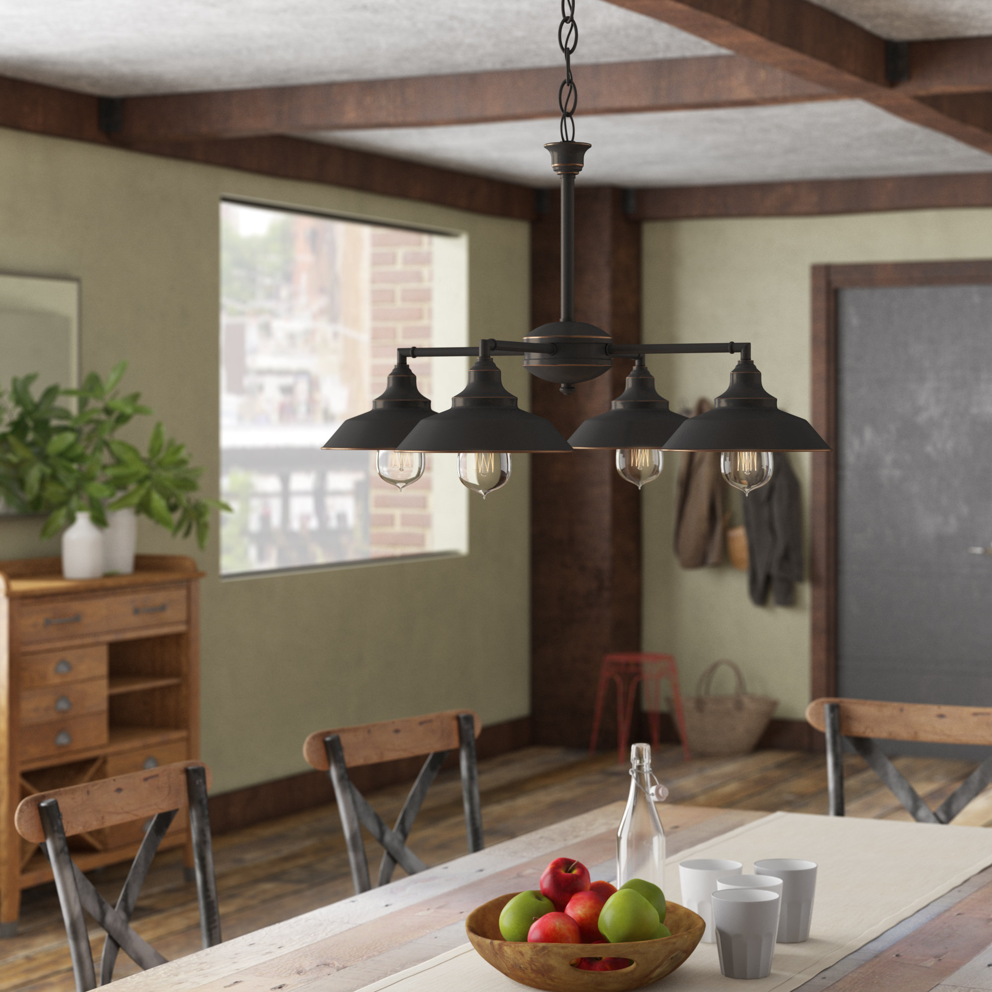 Williston Forge Myndi 4 - Light Dimmable Chandelier & Reviews - Wayfair ...