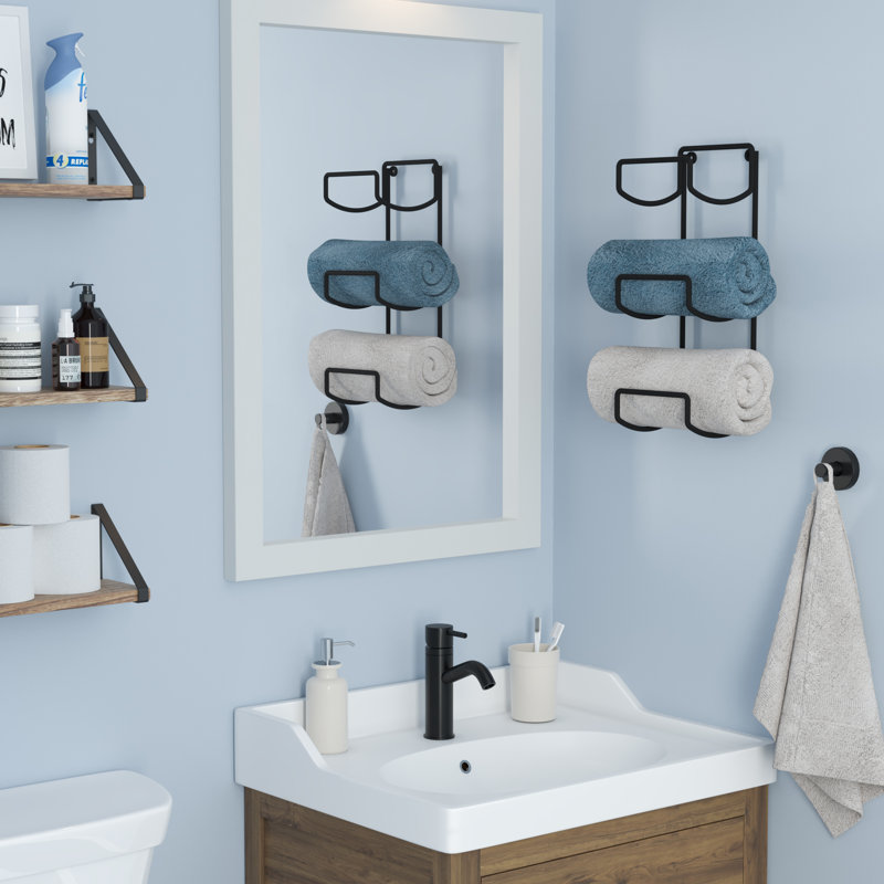 Wallniture Wall Mounted Towel Rack & Reviews | Wayfair
