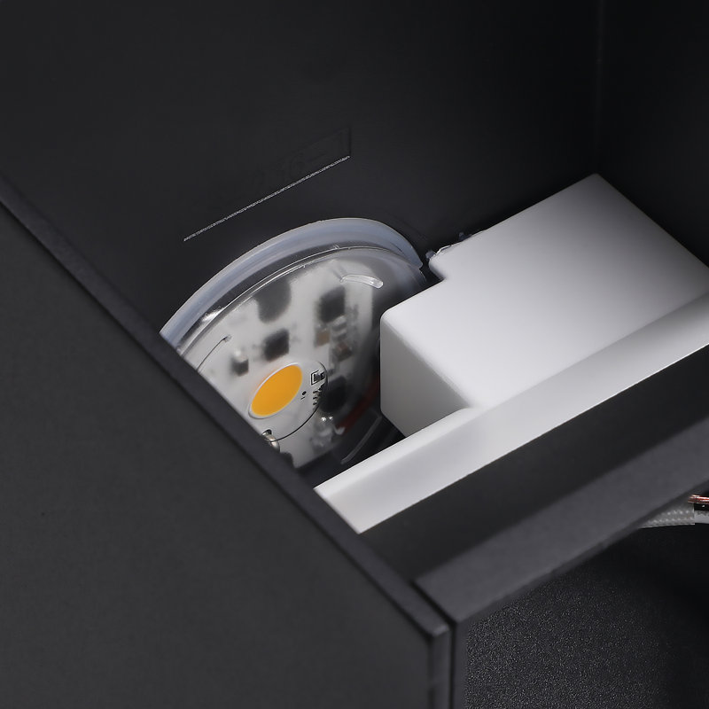 Wrought Studio Cascade LED Square Wall Sconces Outdoor Modern Up & Down ...