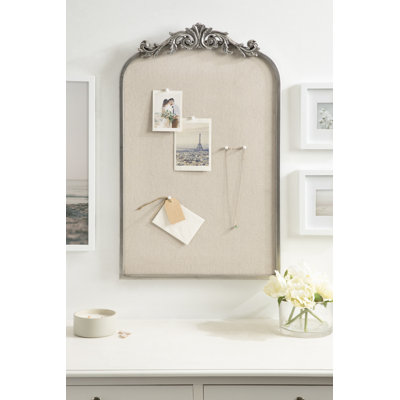 House of Hampton® Arendahl Arch Framed Pinboard 19x31 & Reviews | Wayfair