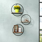 Wayfair | Black Metal Wall & Display Shelves You'll Love in 2023