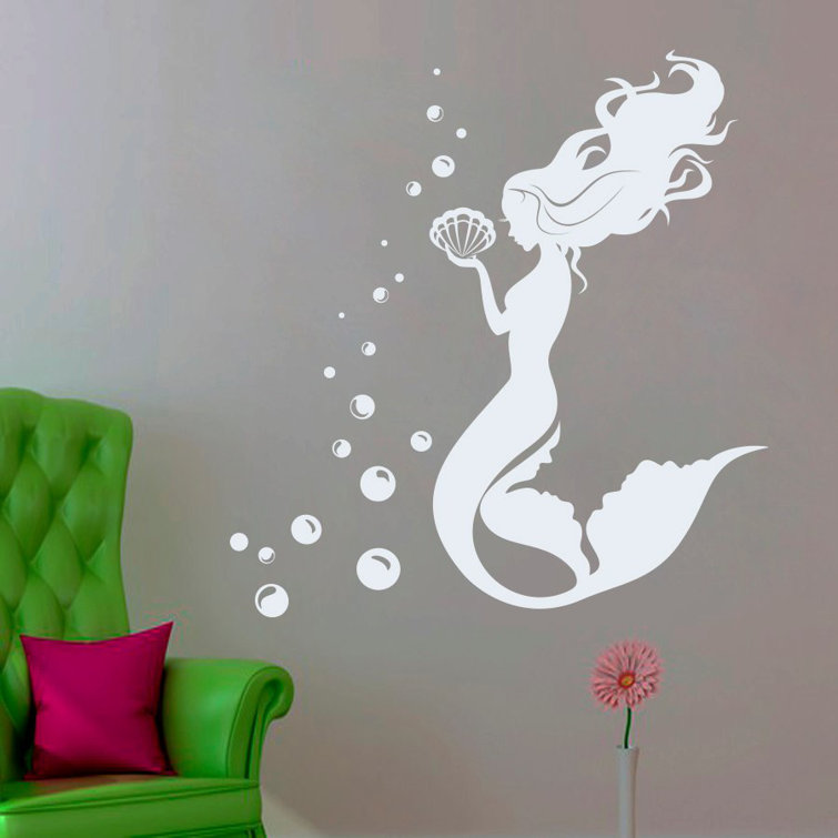Breakwater Bay Mermaid Wall Decal & Reviews | Wayfair