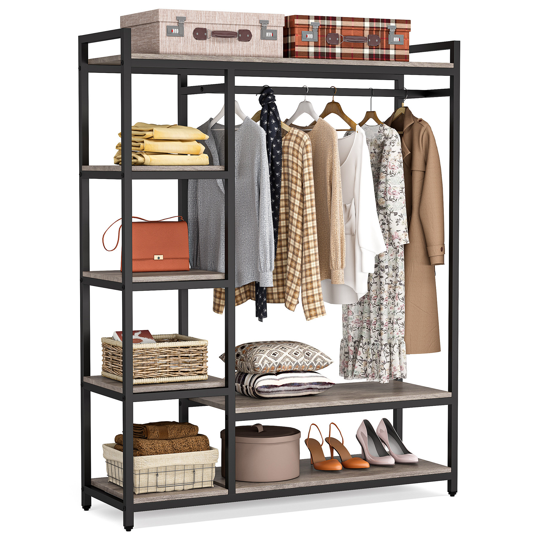 17 Stories Krina 47'' Clothes Rack & Reviews | Wayfair