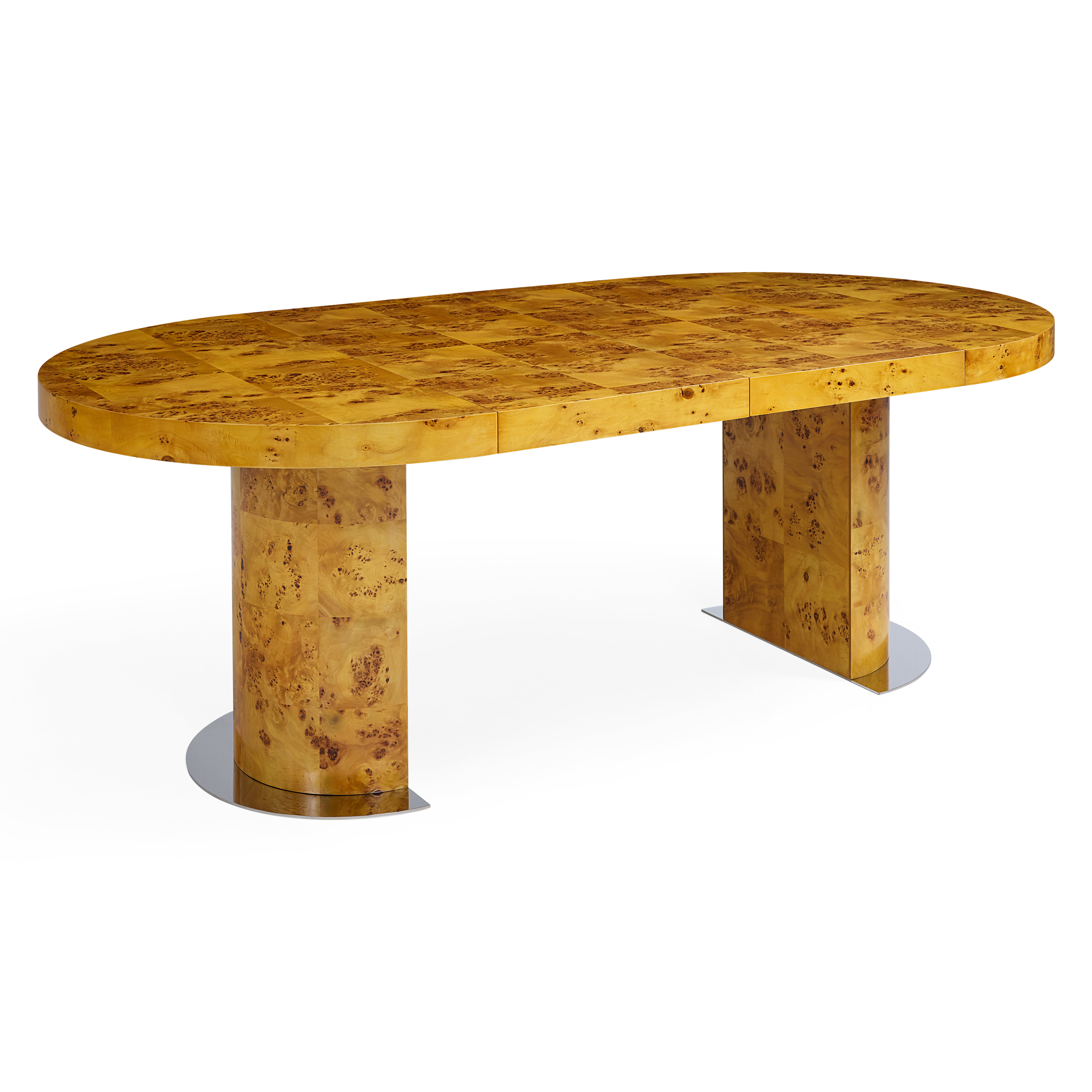 Jonathan Adler Bond Extendable Pedestal Dining Table | Wayfair