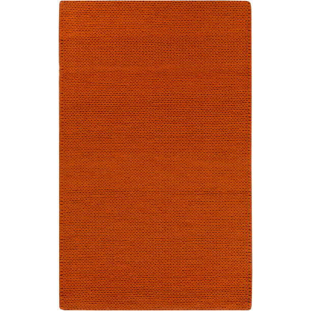 Latitude Run® Handmade Flatweave Performance Orange/Brown Rug | Wayfair