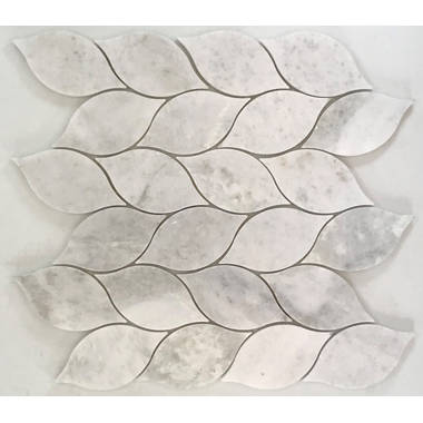 Bloom Stone 2" x 2" Marble Novelty Mosaic Wall & Floor Tile & Reviews ...
