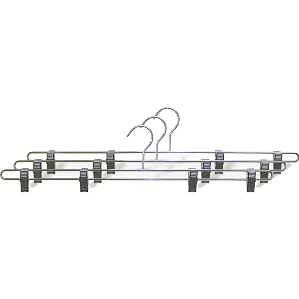 Rebrilliant Extra Long Metal Bottom Hanger with 4 Adjustable Cushion ...