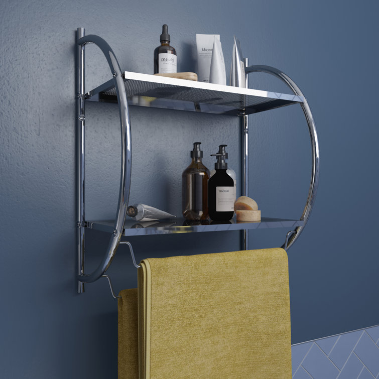 Croydex Chrome Curved Wall Mounted Towel Rack & Reviews | Wayfair.co.uk