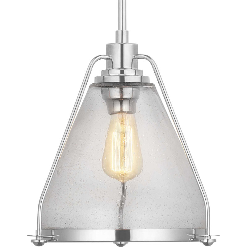 Williston Forge Propst 1 - Light Single Bulb Pendant | Wayfair
