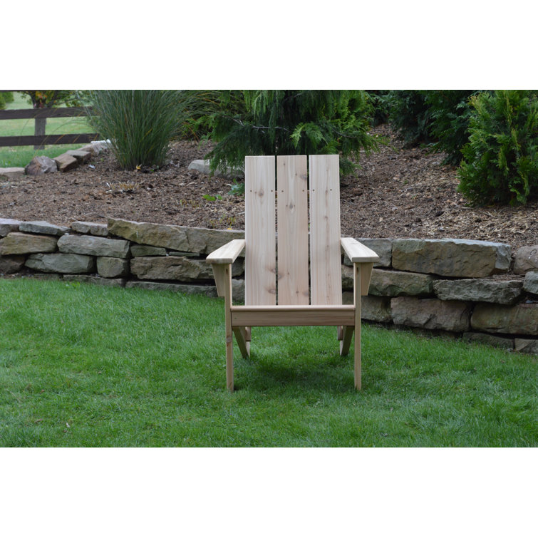 Gracie Oaks Ameerah Solid Wood Adirondack Chair & Reviews | Wayfair