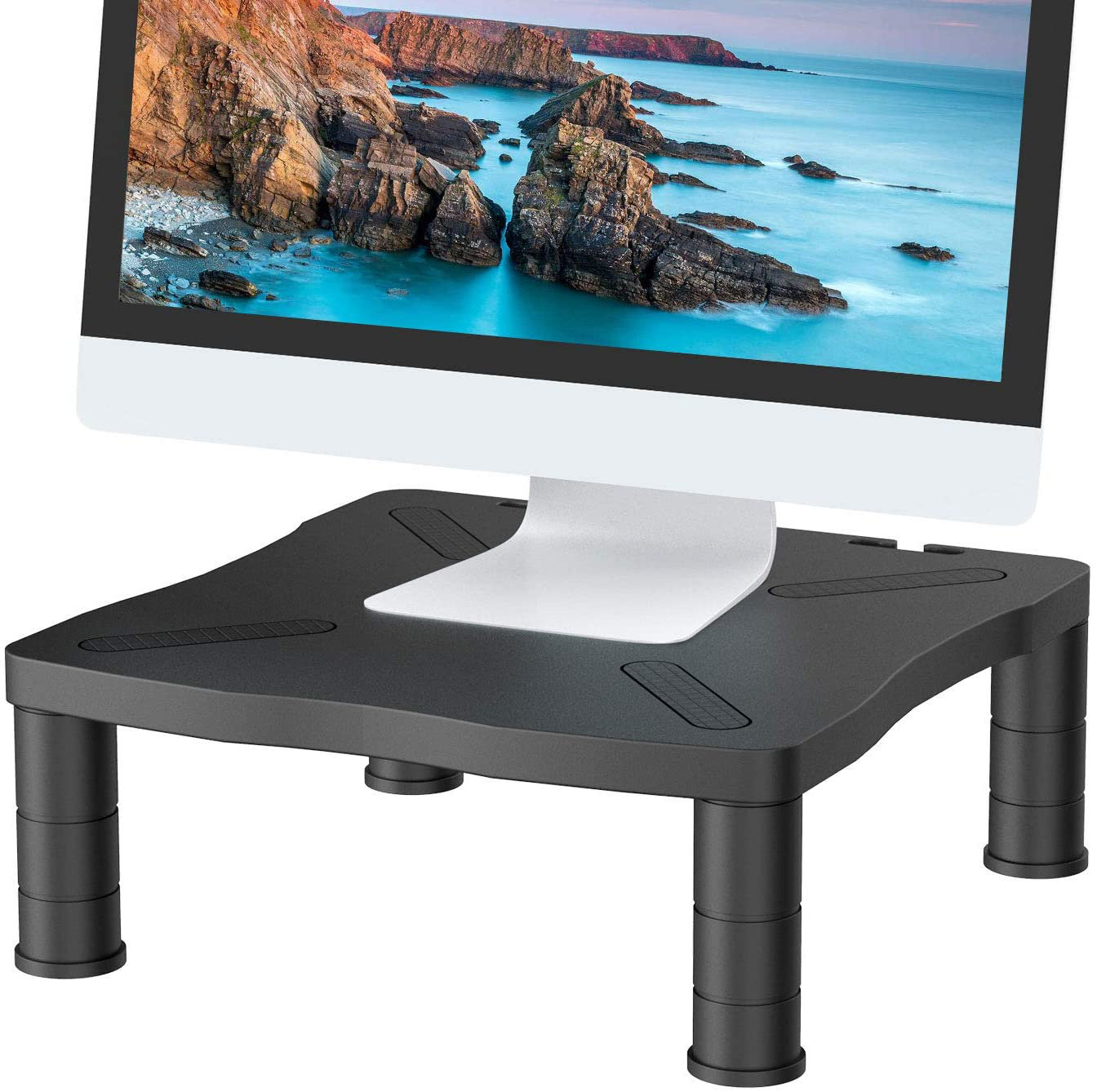 AMADA Black Multi Screen Desktop Mount for 15.7" Screens Holds up to 22 ...