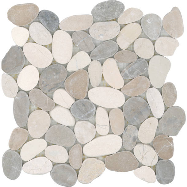 Mango Tile Natural Stone Pebbles Mosaic Wall & Floor Tile | Perigold