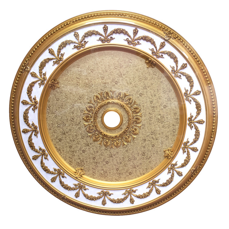 Artistry Lighting Round Ceiling Medallion | Wayfair