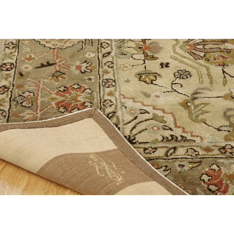 Meridian Rugmakers Handmade Wool Beige/Brown Rug & Reviews | Wayfair