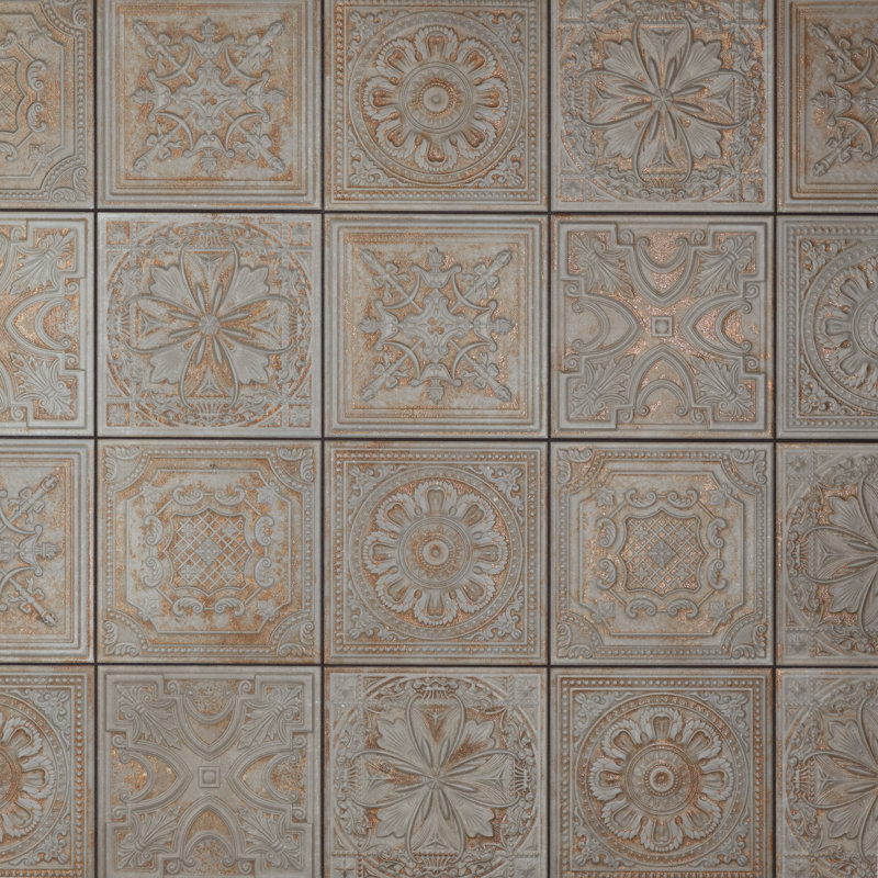 Merola Tile Fitz 8" x 8" Ceramic Patterned Wall Tile & Reviews | Wayfair