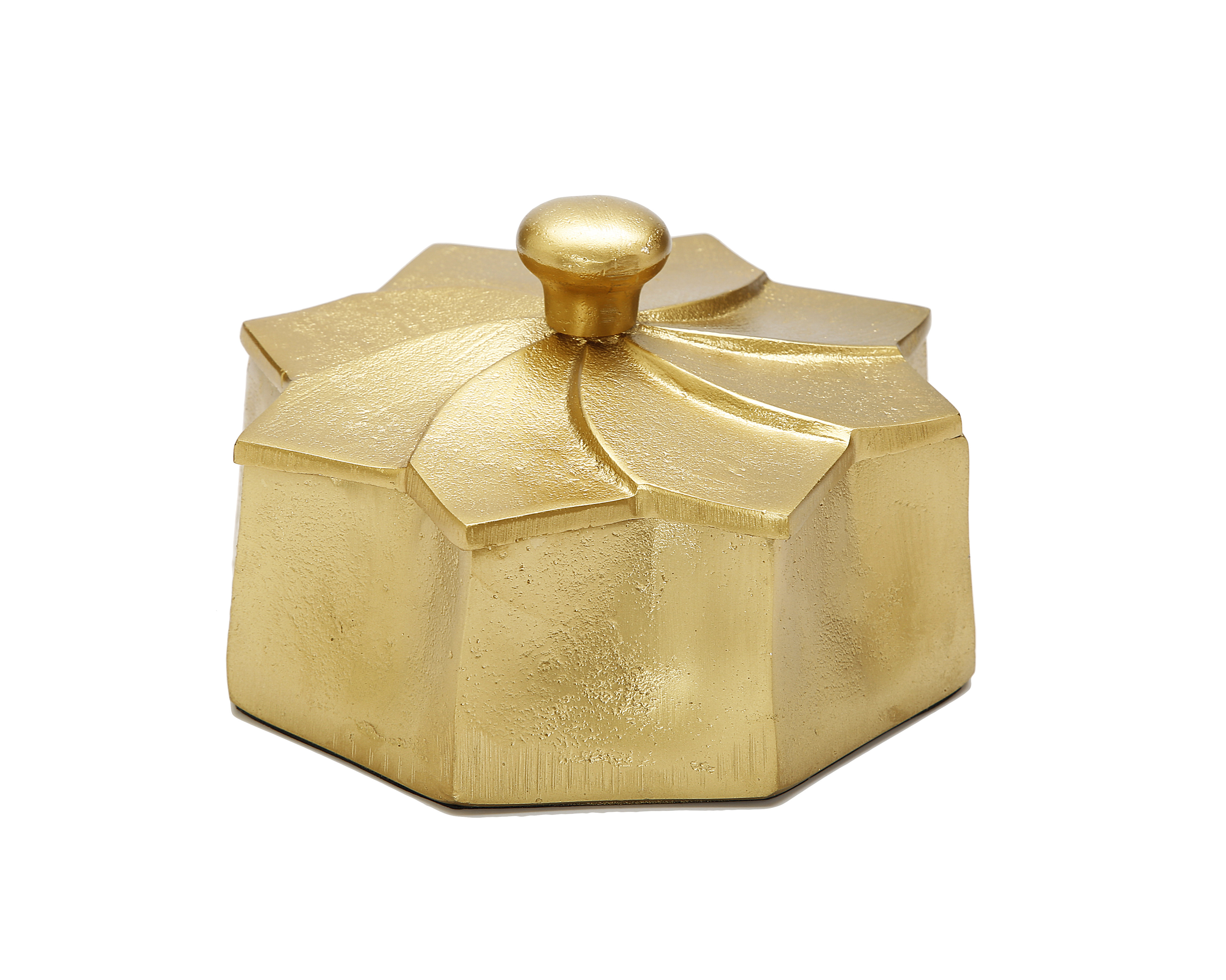 Mercer41 Gold Flower Shaped Jar | Wayfair