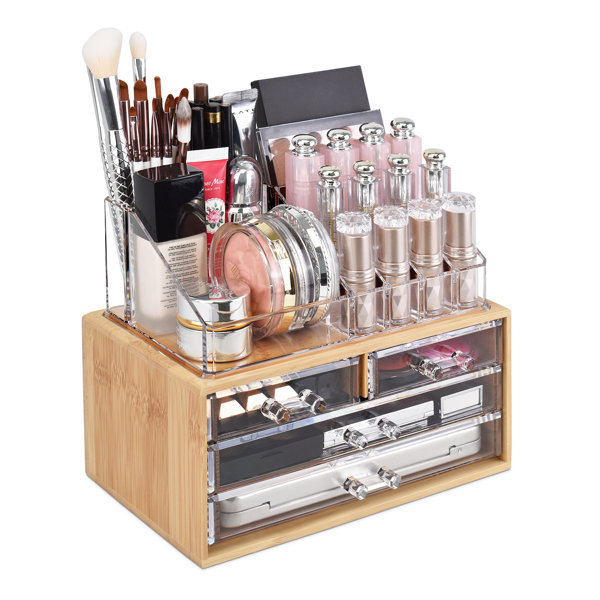 Rebrilliant Lochanjit Bamboo Makeup Organizer | Wayfair