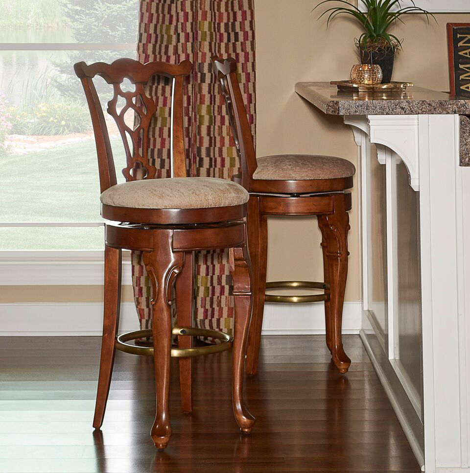 Astoria Grand Behrens 30.75" Swivel Bar Stool & Reviews | Wayfair