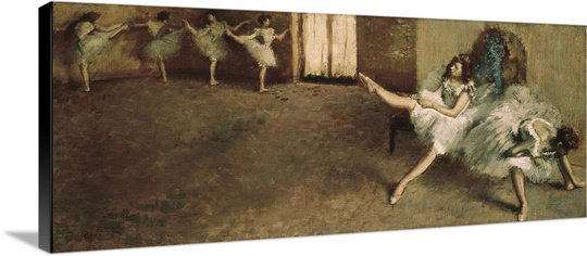 Vault W Artwork Edgar Degas Before The Ballet by Edgar Degas - Print ...