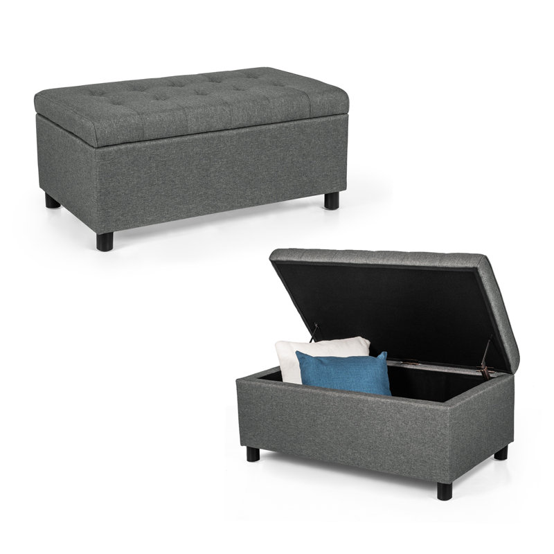 Wade Logan® Flip Top Storage Bench & Reviews | Wayfair