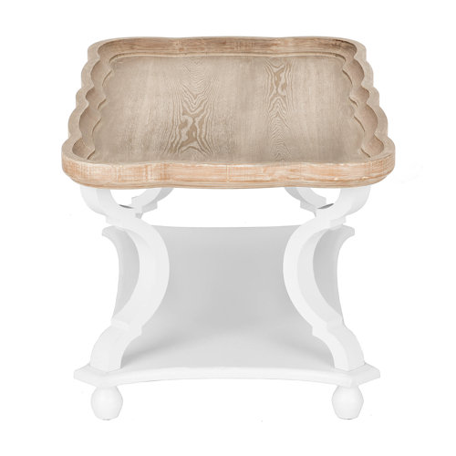 Ophelia & Co. Plaisance Rustic Farmhouse Cottage Core Coffee Table ...