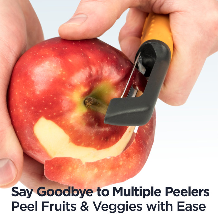 Deiss Pro Swivel Vegetable Peeler - Sharp Durable Stainless Steel ...