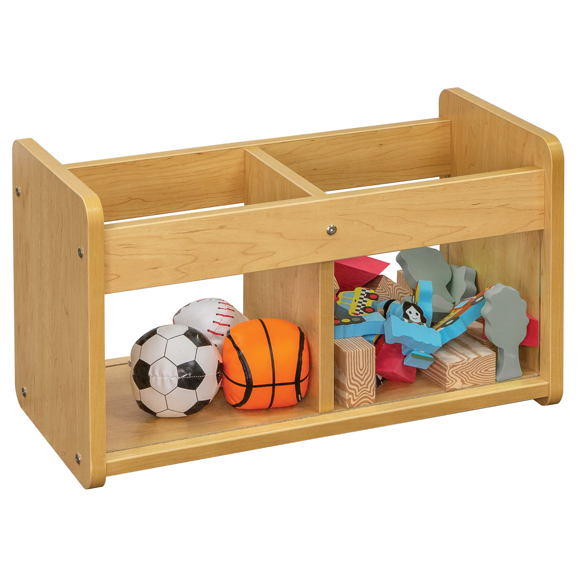 TotMate Toy Storage 2 Compartment Shelving Unit Cubby Bin or Accessory ...