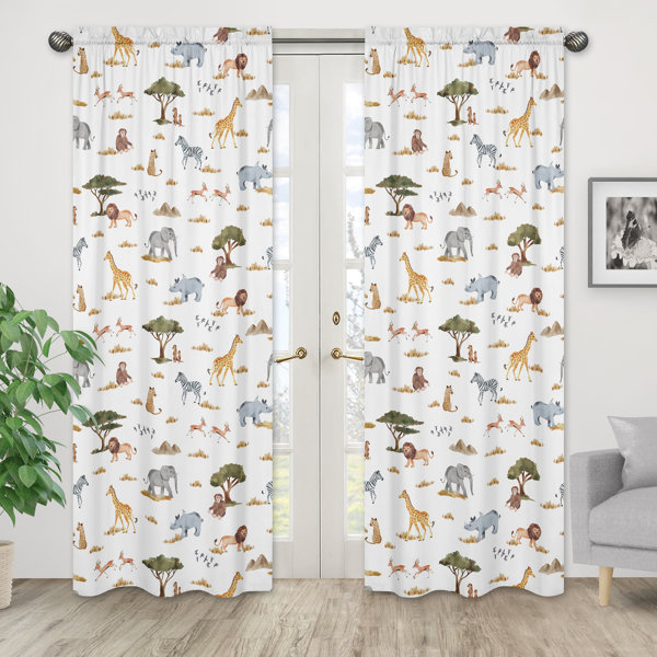 Jungle-friends-curtains | Wayfair