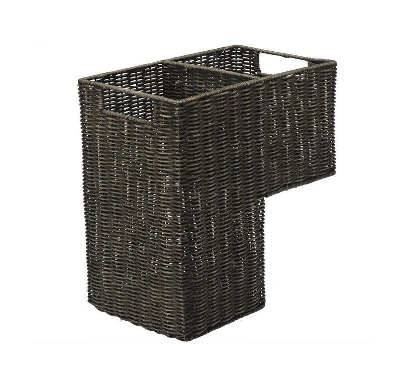Bay Isle Home Wicker Stair Step Basket & Reviews | Wayfair