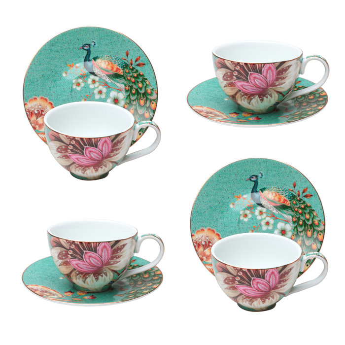 Coastline Imports Porcelain Teacup & Reviews | Wayfair