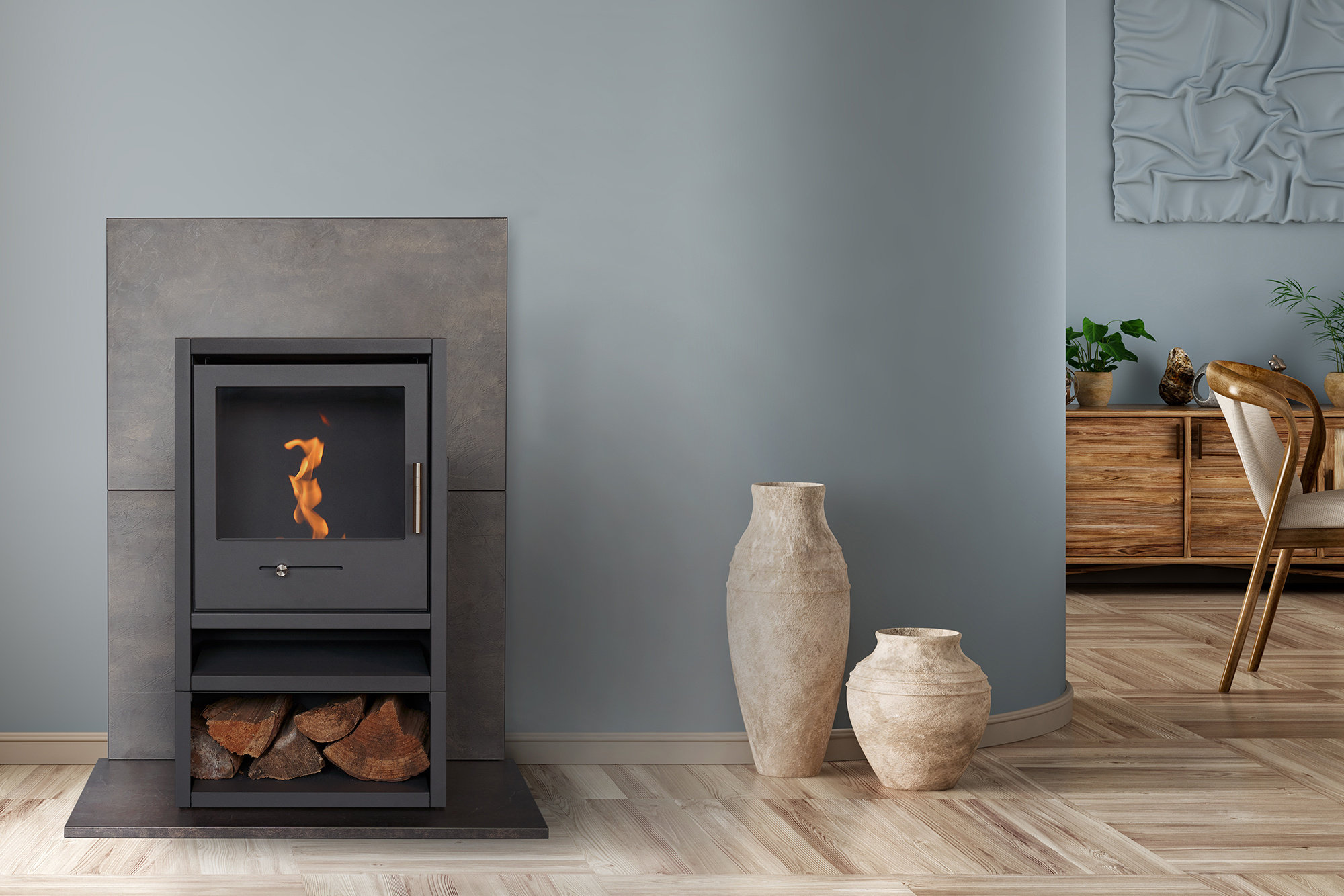 Ebern Designs Lakeeva Ebern Designs 43Cm W Bio Ethanol Stove | Wayfair ...