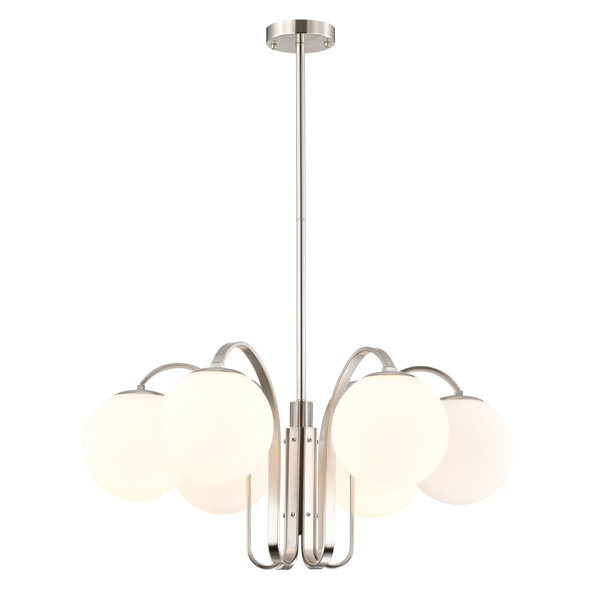 Winston Porter Englebert 6 - Light LED Chandelier | Wayfair