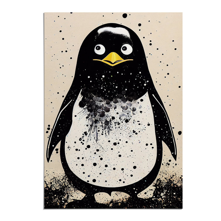 House of Hampton Penguin Graffiti No.4 | Wayfair.co.uk