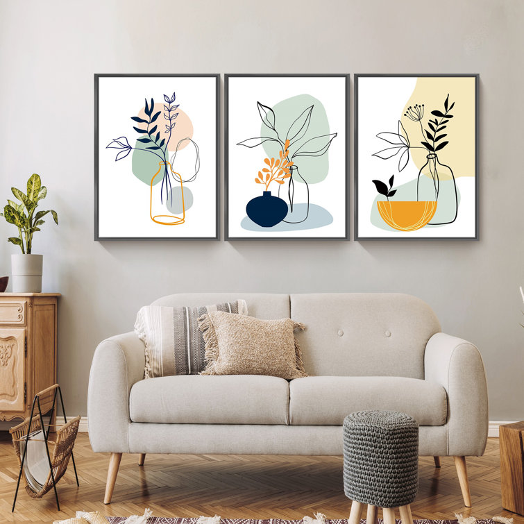 Wildon Home® Bohemian Style - 3 Piece Single Picture Frame Graphic Art ...