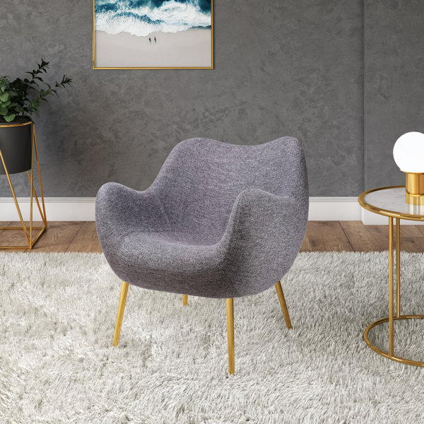 Modern-grey-accent-chair | Wayfair