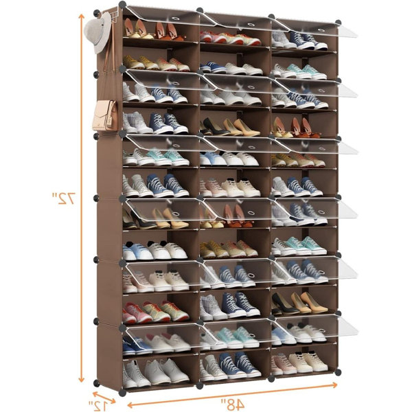 Rebrilliant Shoe Rack Organizer Shoe Organizer Expandable Shoe Storage ...