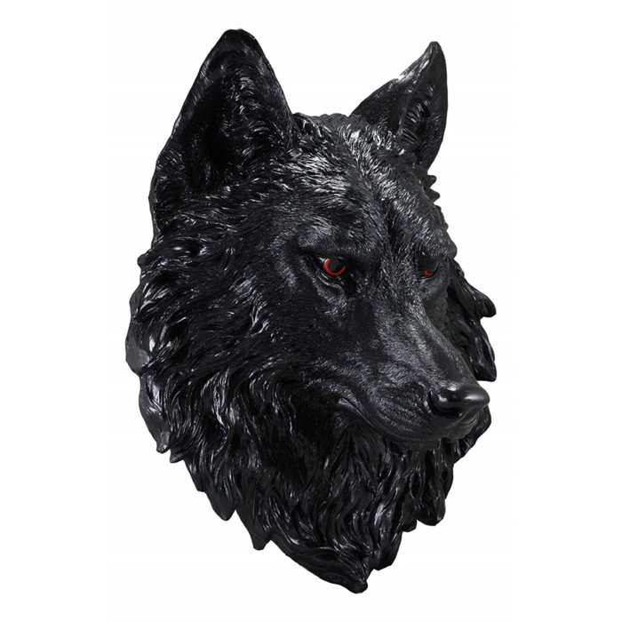 Millwood Pines Underworld Lucian Wolf Head Wall Décor | Wayfair