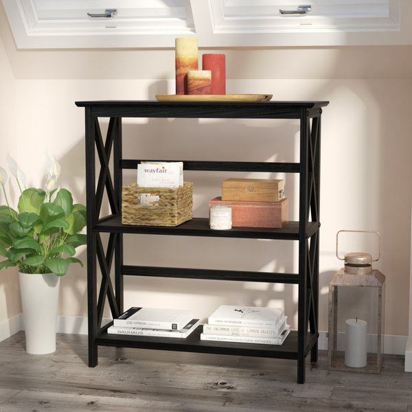 3-tier-wood-bookcase | Wayfair