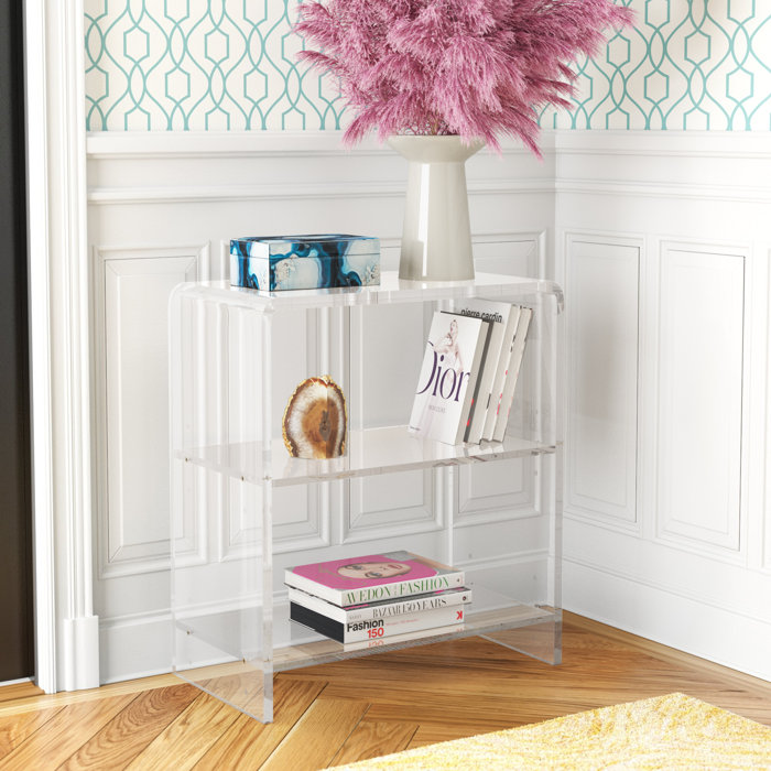 Etta Avenue™ Candice 25'' H x 22'' W Plastic Etagere Bookcase & Reviews ...