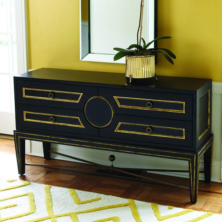 Global Views Collector's Cabinet-Console-Black | Wayfair