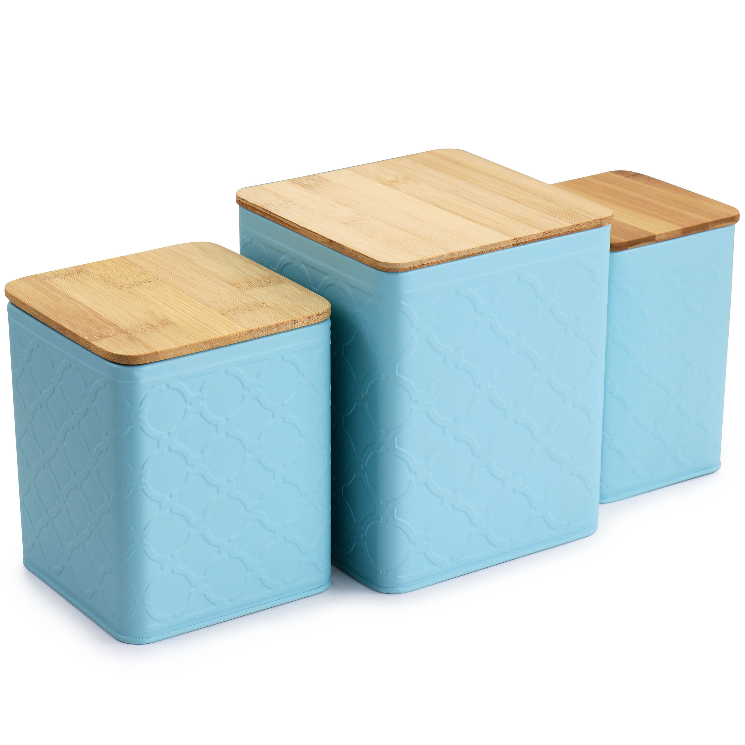 Latitude Run® 3 Piece Kitchen Canister Set | Wayfair