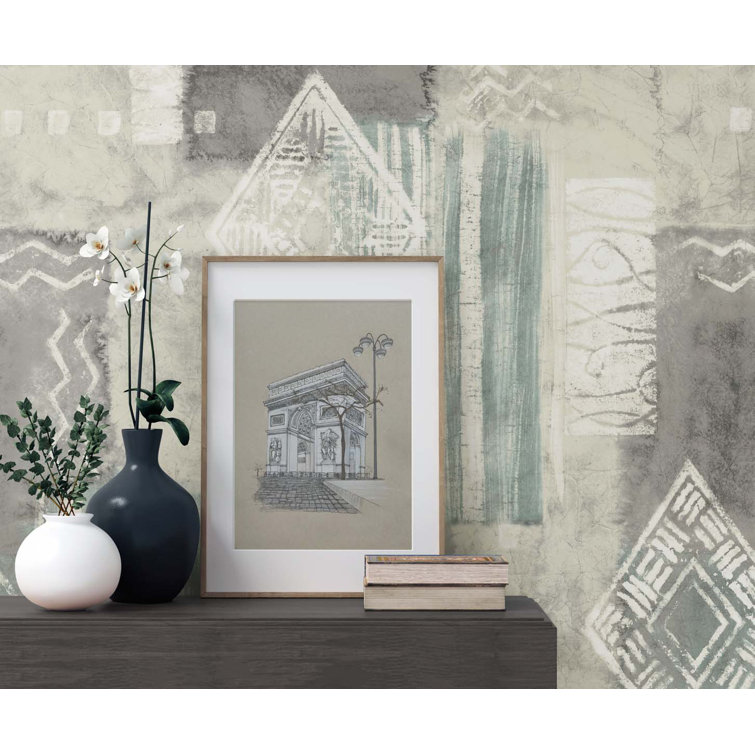 Union Rustic Getrude Abstract Wallpaper | Wayfair