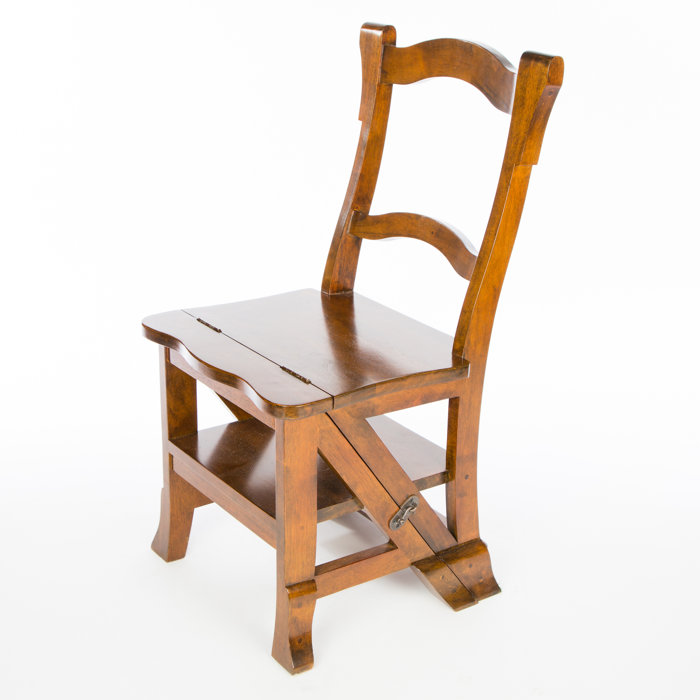 Natur Pur Accent Solid Wood Ladder Back Dining Chair & Reviews ...