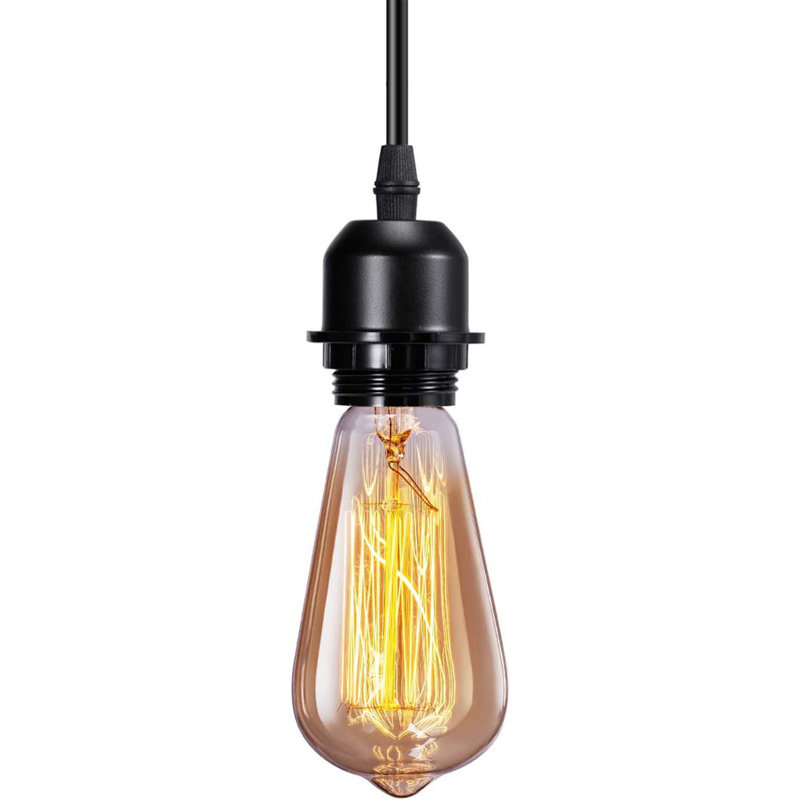 17 Stories Industrial Mini Pendant Light Kit E26 E27 Base Edison ...