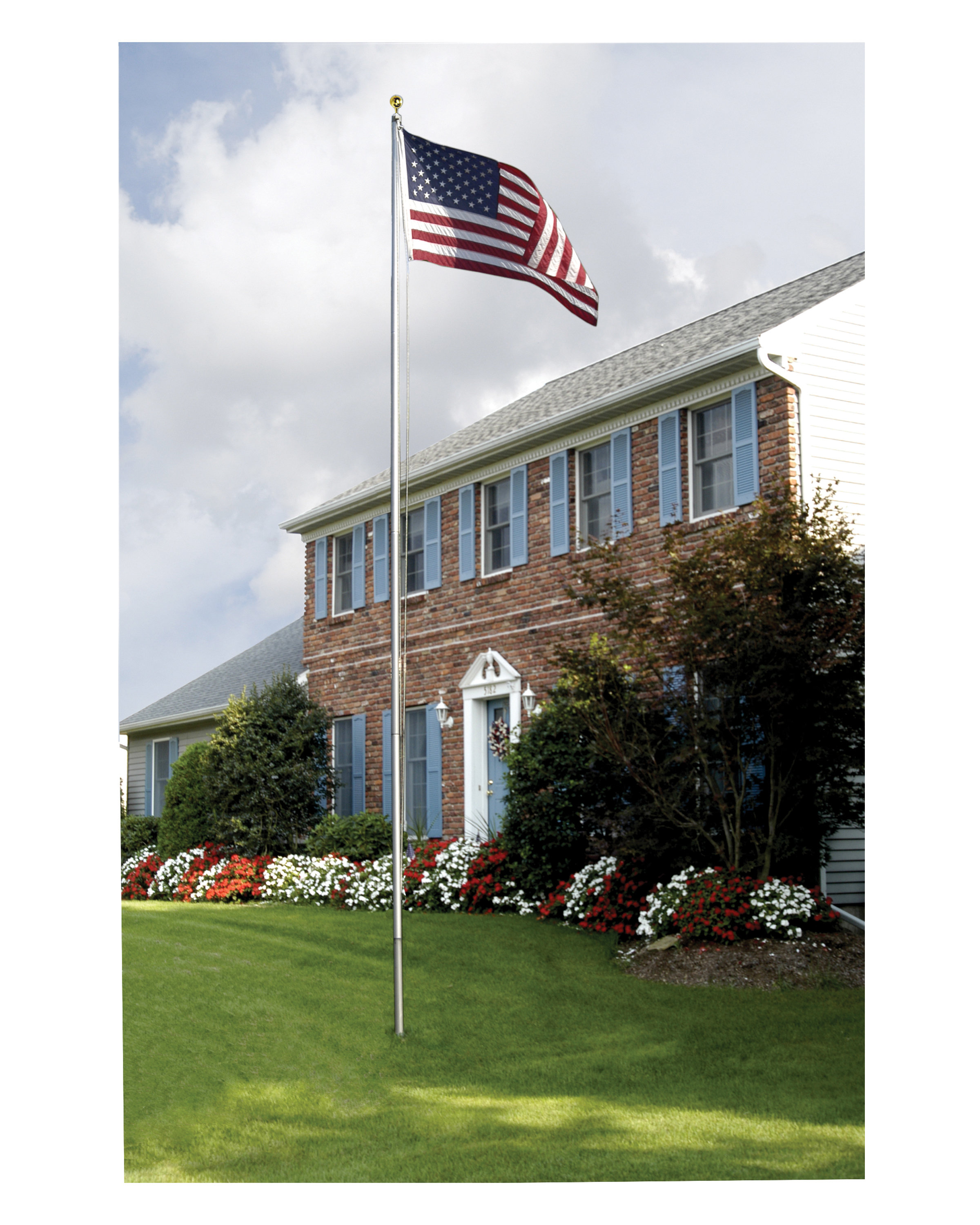 Valley Forge Flag In-Ground United States Traditional Flag Set ...