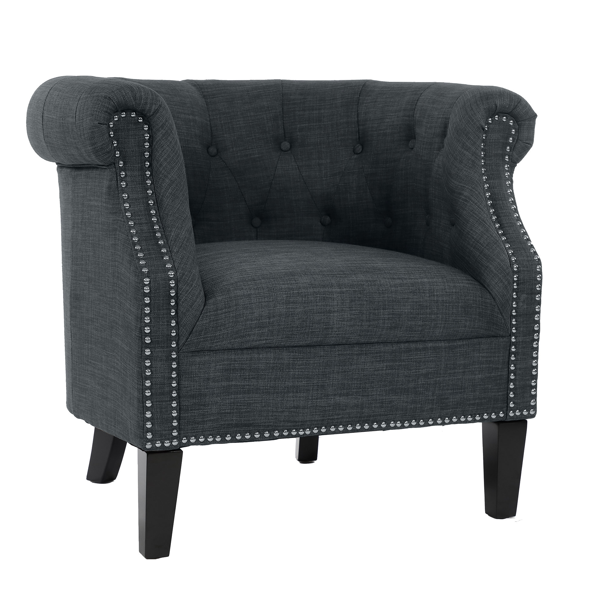 Red Barrel Studio® Upholstered Barrel Chair | Wayfair