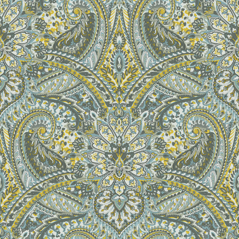 York Wallcoverings Waverly Peel & Stick Paisley Wallpaper & Reviews ...