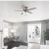 Wayfair | Silver Indoor Ceiling Fans You'll Love in 2023