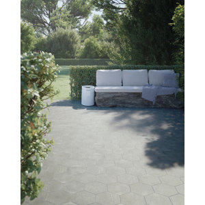 Tile Market Chicago 8" x 8" Porcelain Concrete Look Wall & Floor Tile ...