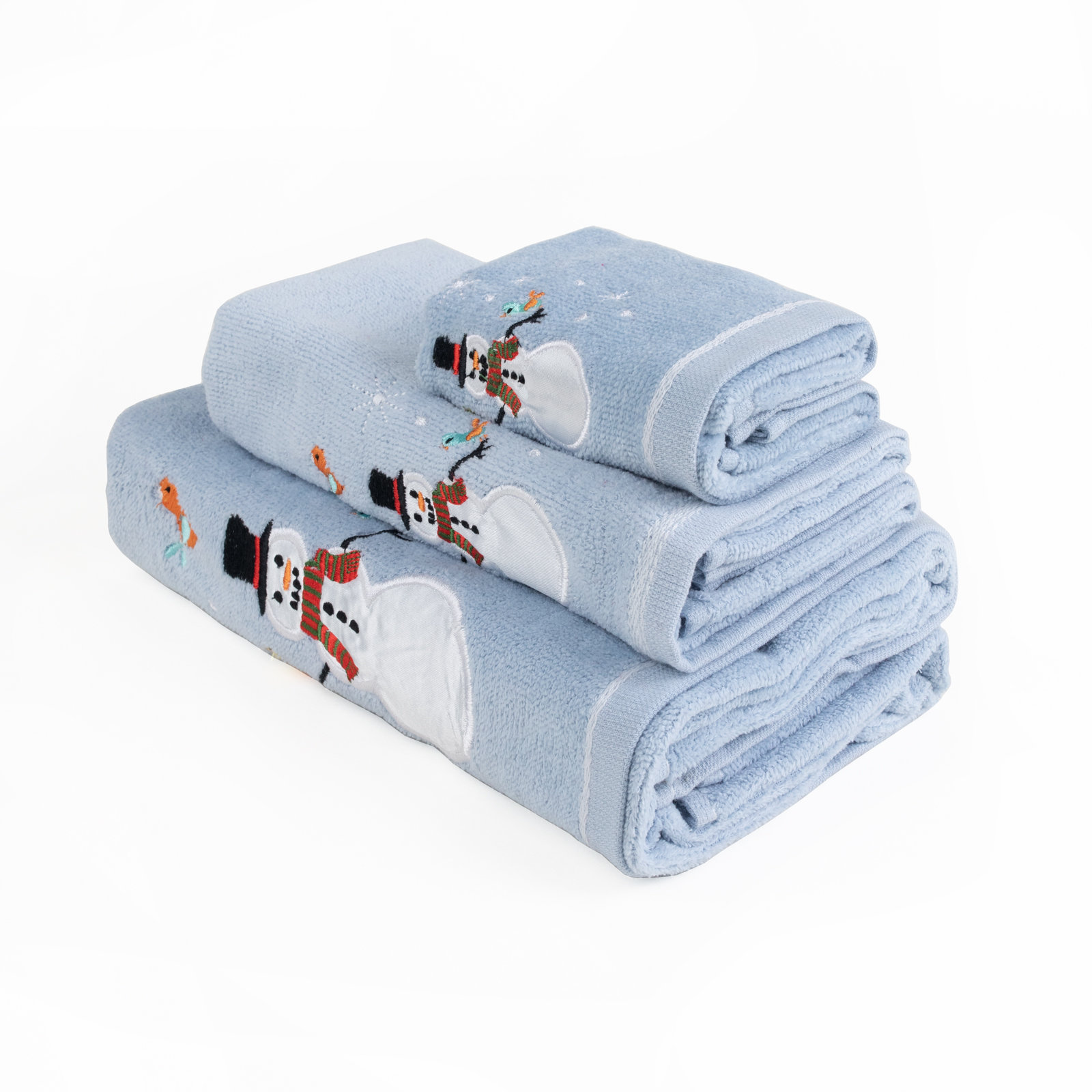 The Holiday Aisle® Christmas 3 Piece 100% Cotton Towel Set & Reviews ...